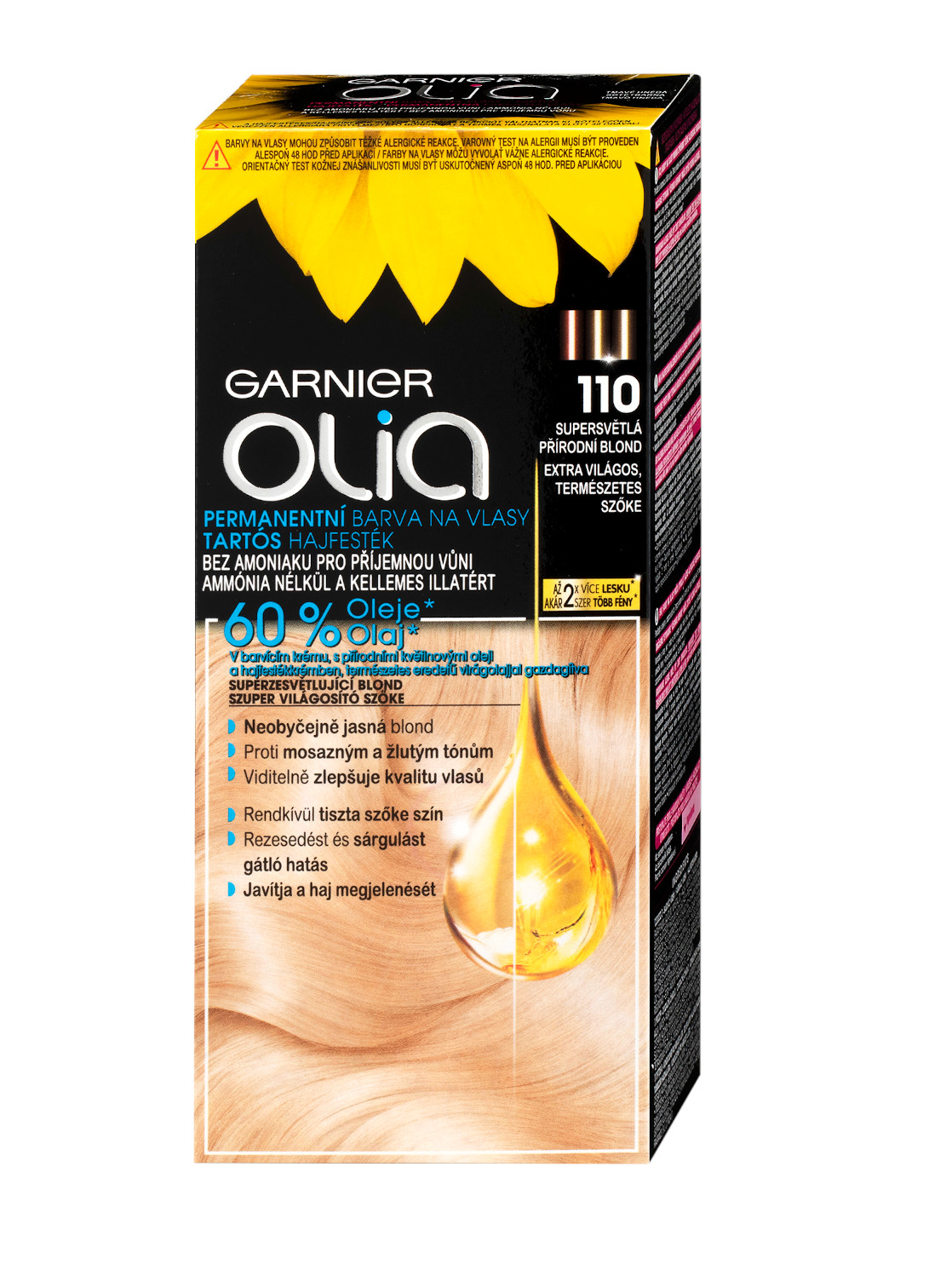 Permanentná olejová farba Garnier Olia 110 super svetlá prírodná blond - Garnier | Svet ...