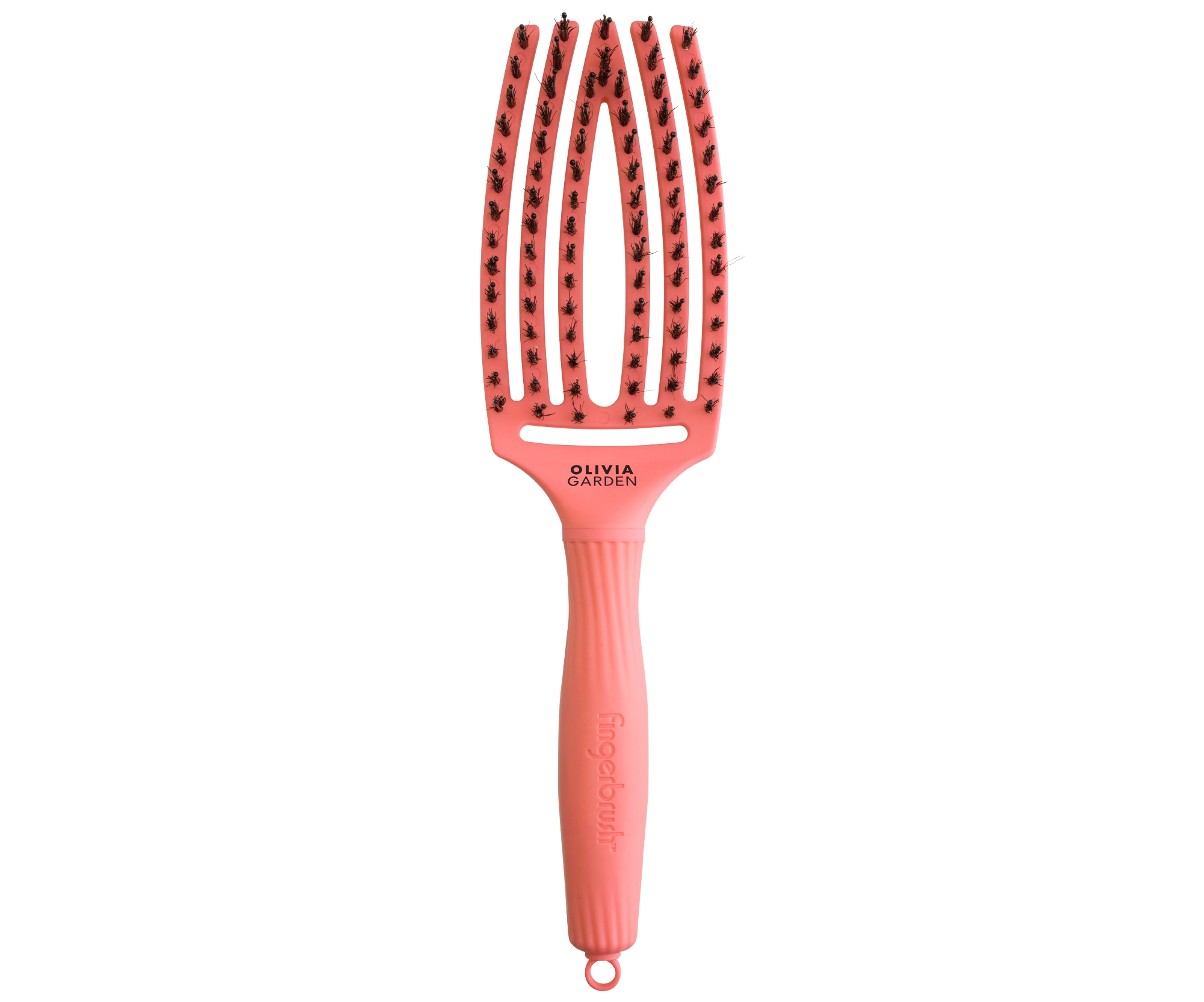Kefa Olivia Garden Fingerbrush Combo Medium Radiant Peach - žiarivo broskyňová - Olivia Garden