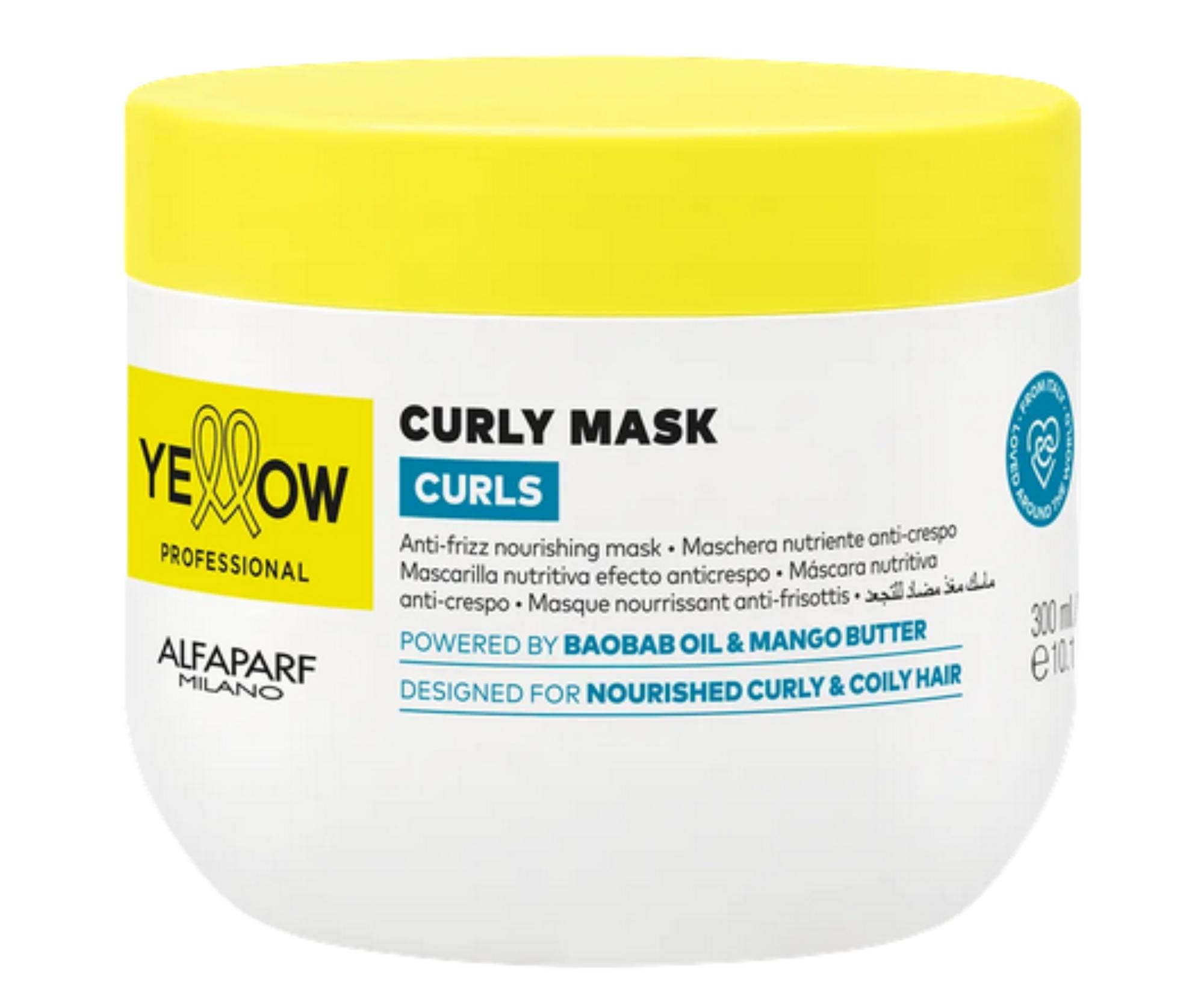 Maska pre vlnité, kudrnaté a afro vlasy Yellow Professional Curls Curly ...