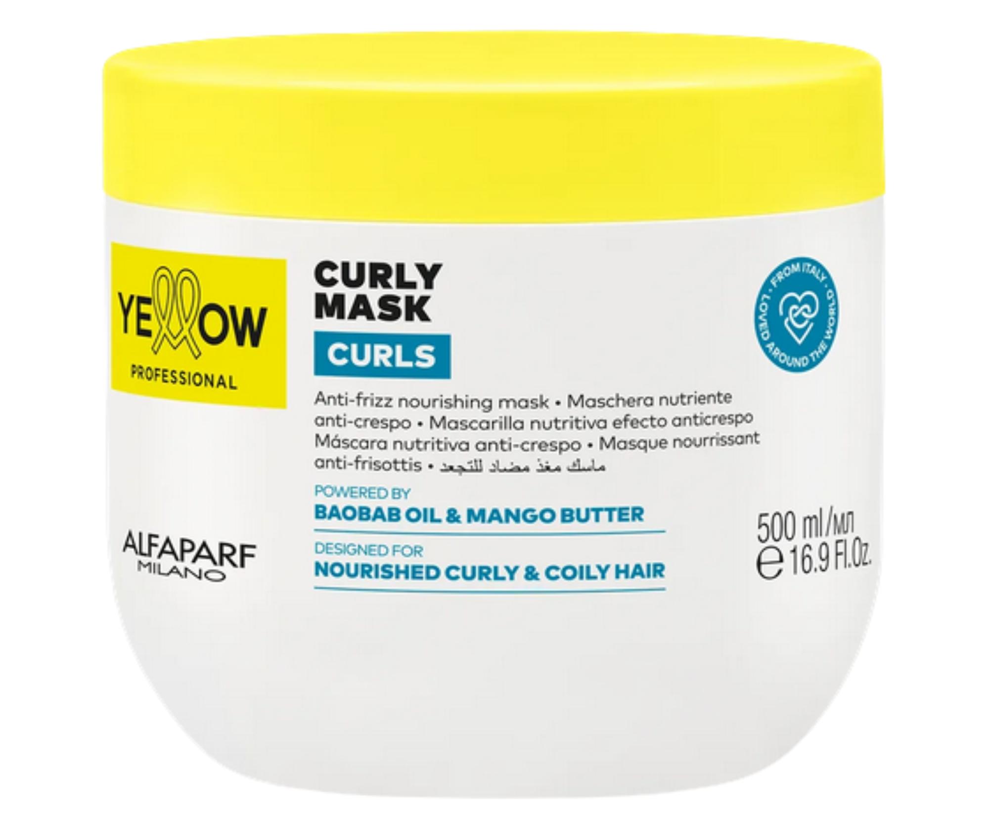 Maska pre vlnité, kudrnaté a afro vlasy Yellow Professional Curls Curly ...