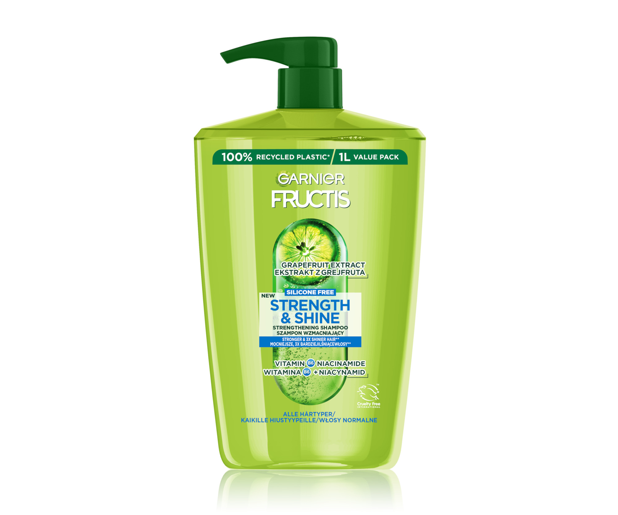 Posilňujúci šampón pre všetky typy vlasov bez lesku Garnier Fructis ...