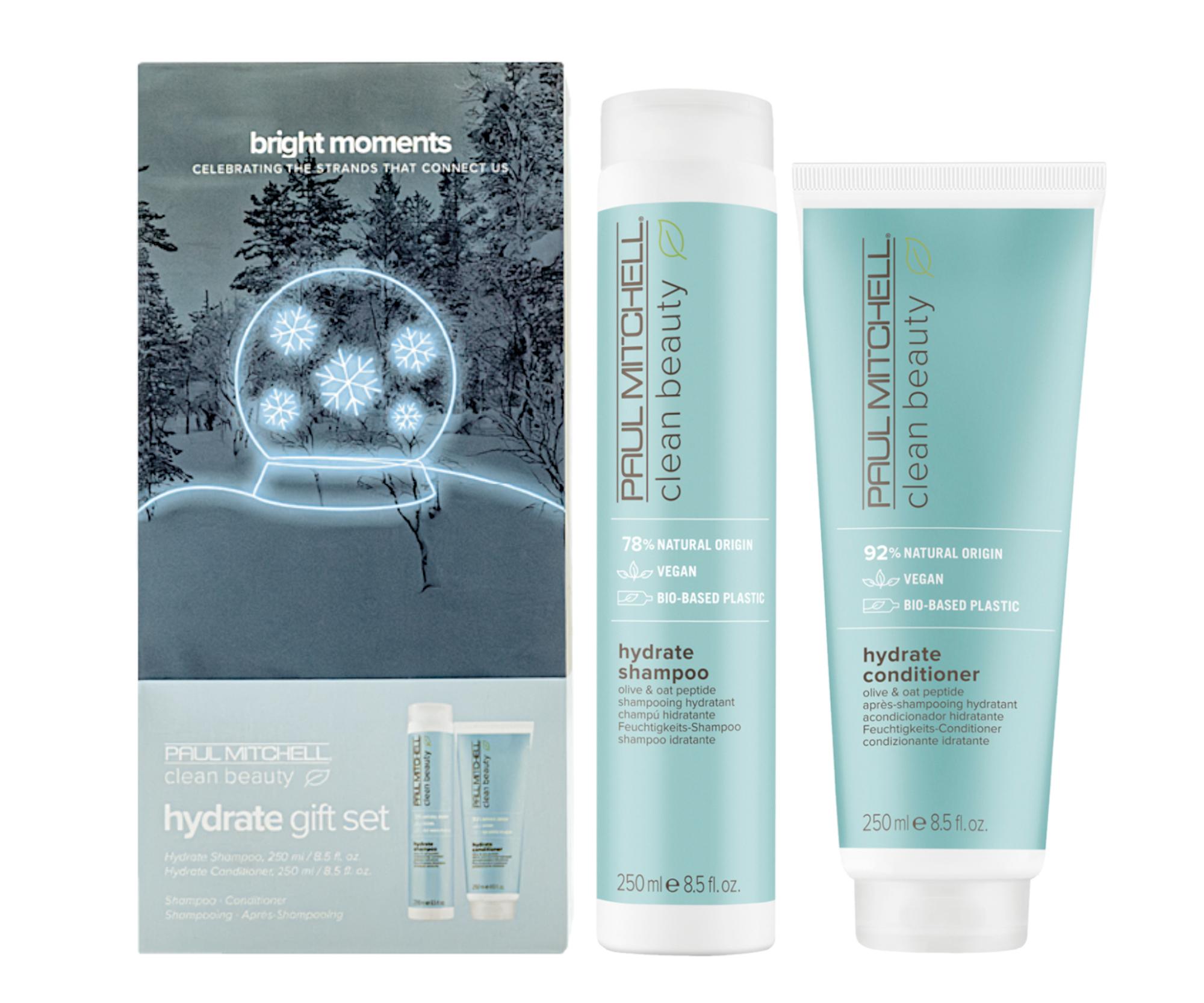 Darčeková súprava pre suché vlasy Paul Mitchell Clean Beauty Hydrate ...