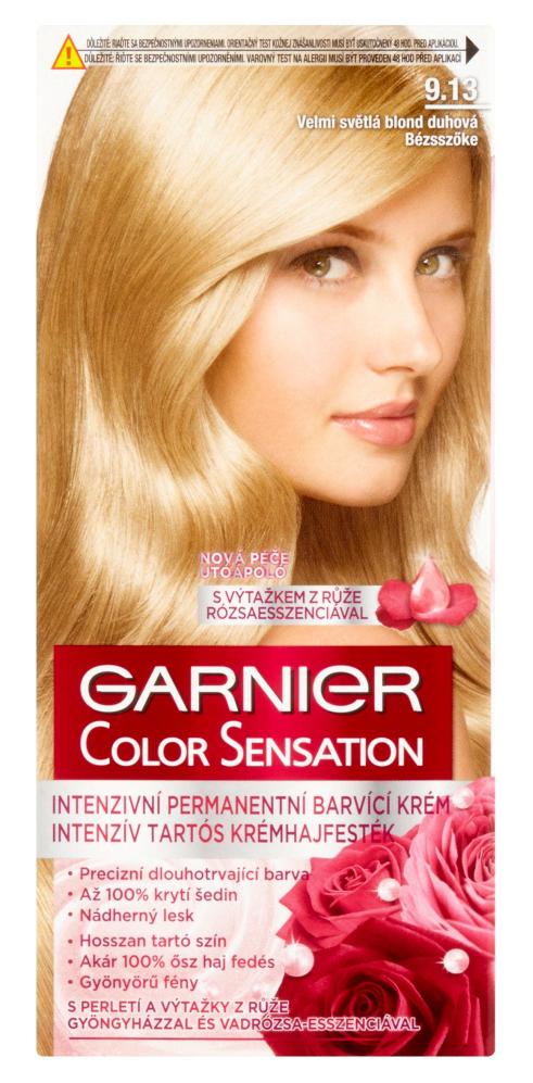 Permanentná farba Garnier Color Sensation 9.13 veľmi svetlá blond ...