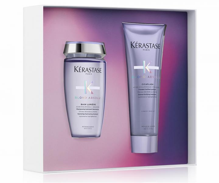 Darčeková sada na rozjasnenie blond vlasov Kérastase Blond Absolu ...