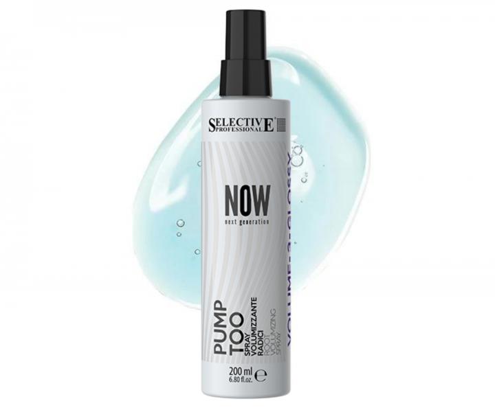 Objemový sprej pre jemné vlasy Selective Professional Now Pump Too ...